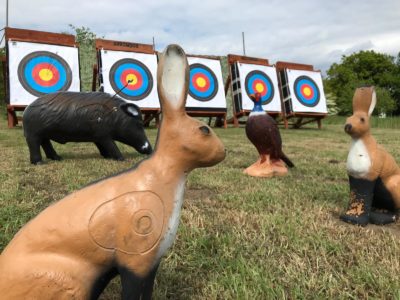 Newark Castle Archers Run Archery event