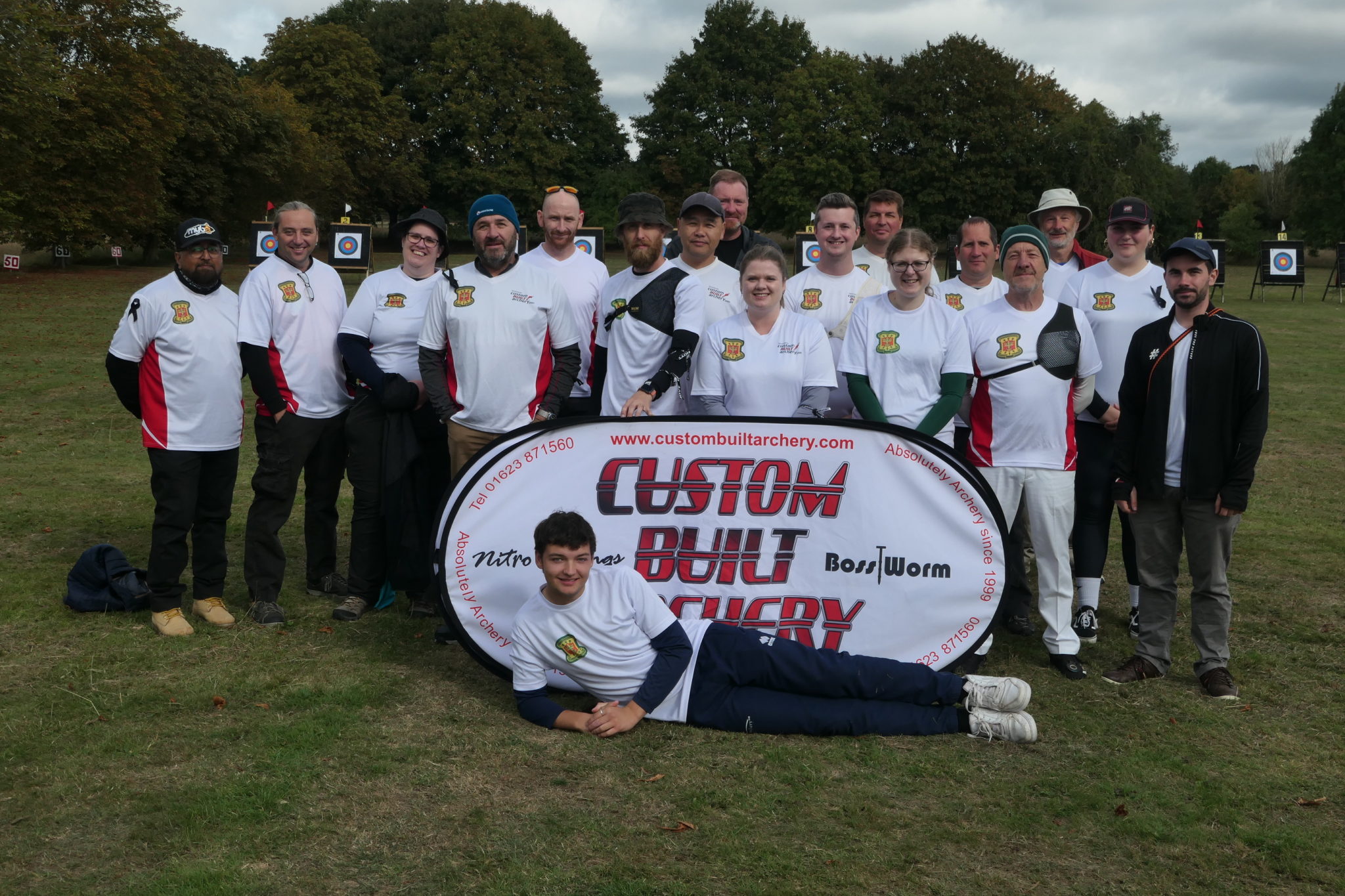 We are grateful to the team shirt sponsor, Custom Built Archery.